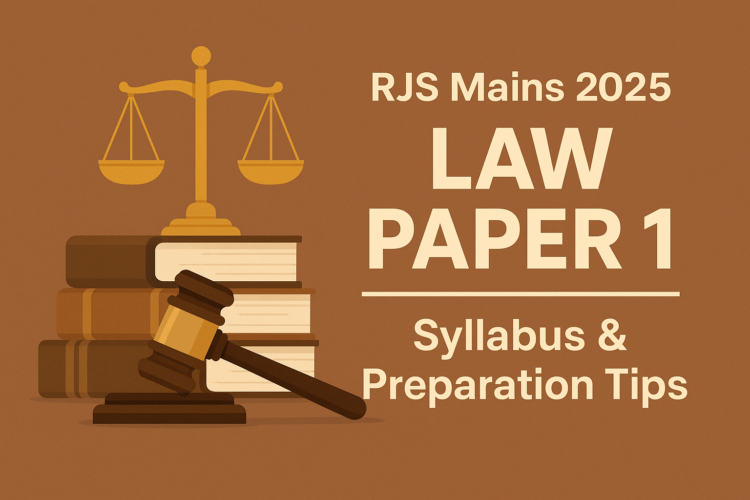 RJS 2025 Law Paper 1 Syllabus & Preparation Tips - Delhi Law Academy
